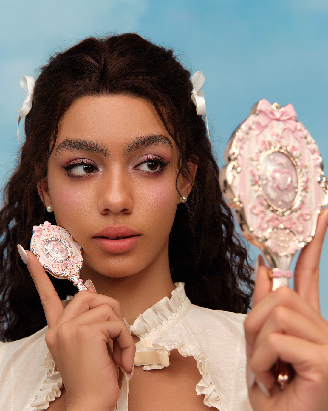 Bunny Garden Hand Mirror – Flower Knows